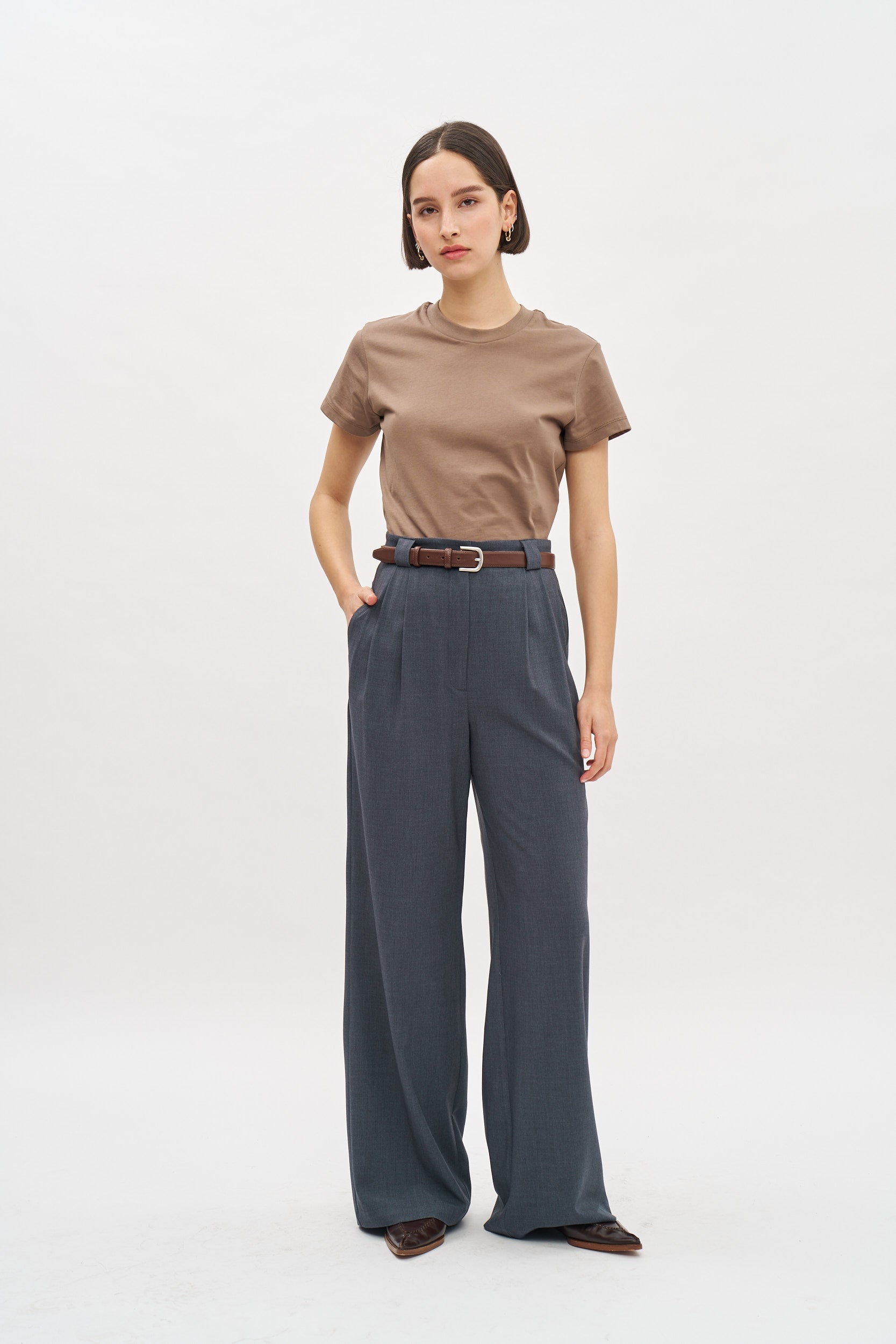 Luca Tailored Pants Grey – TRES-EN