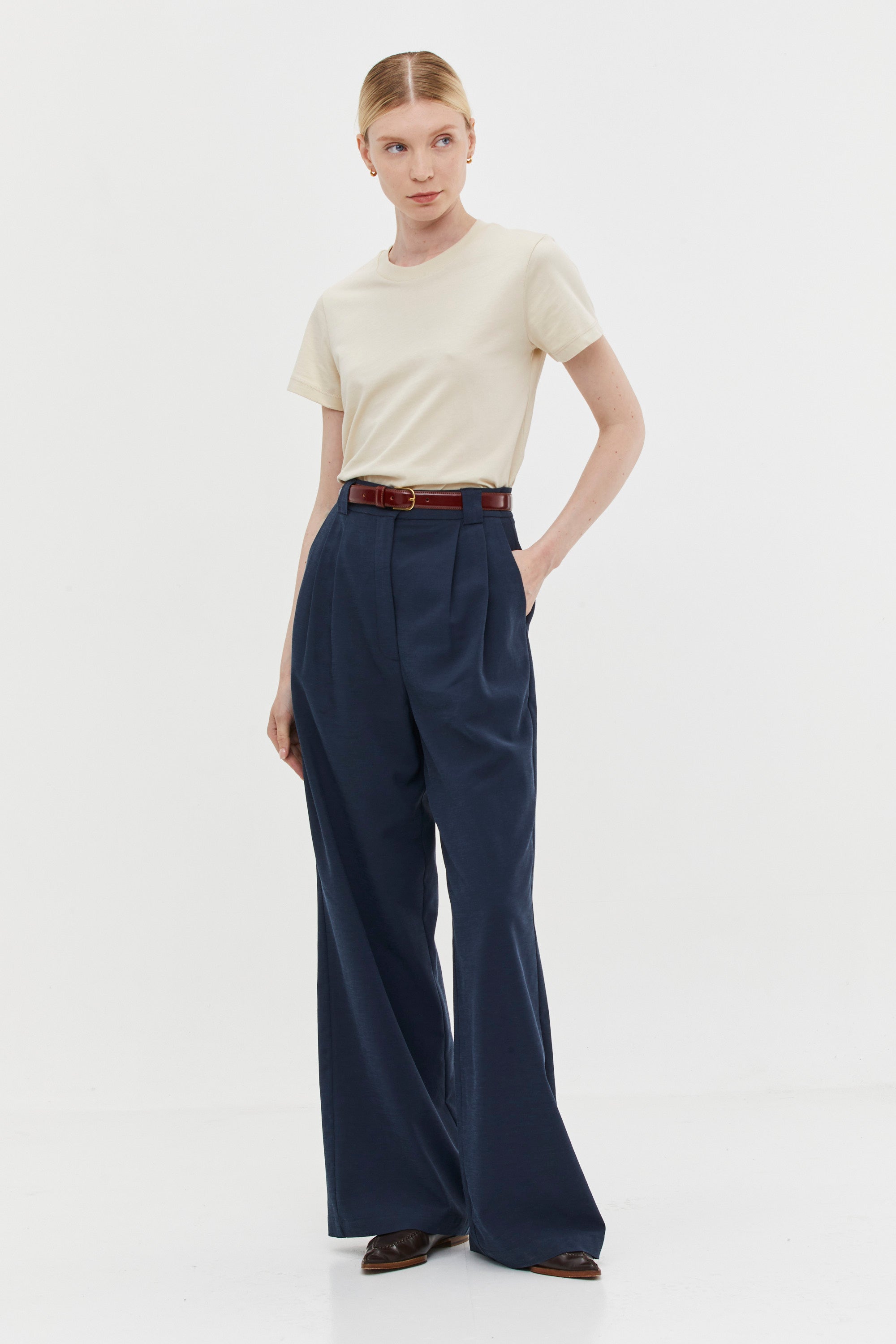 Luca Tailored Pants Blue – TRES-EN