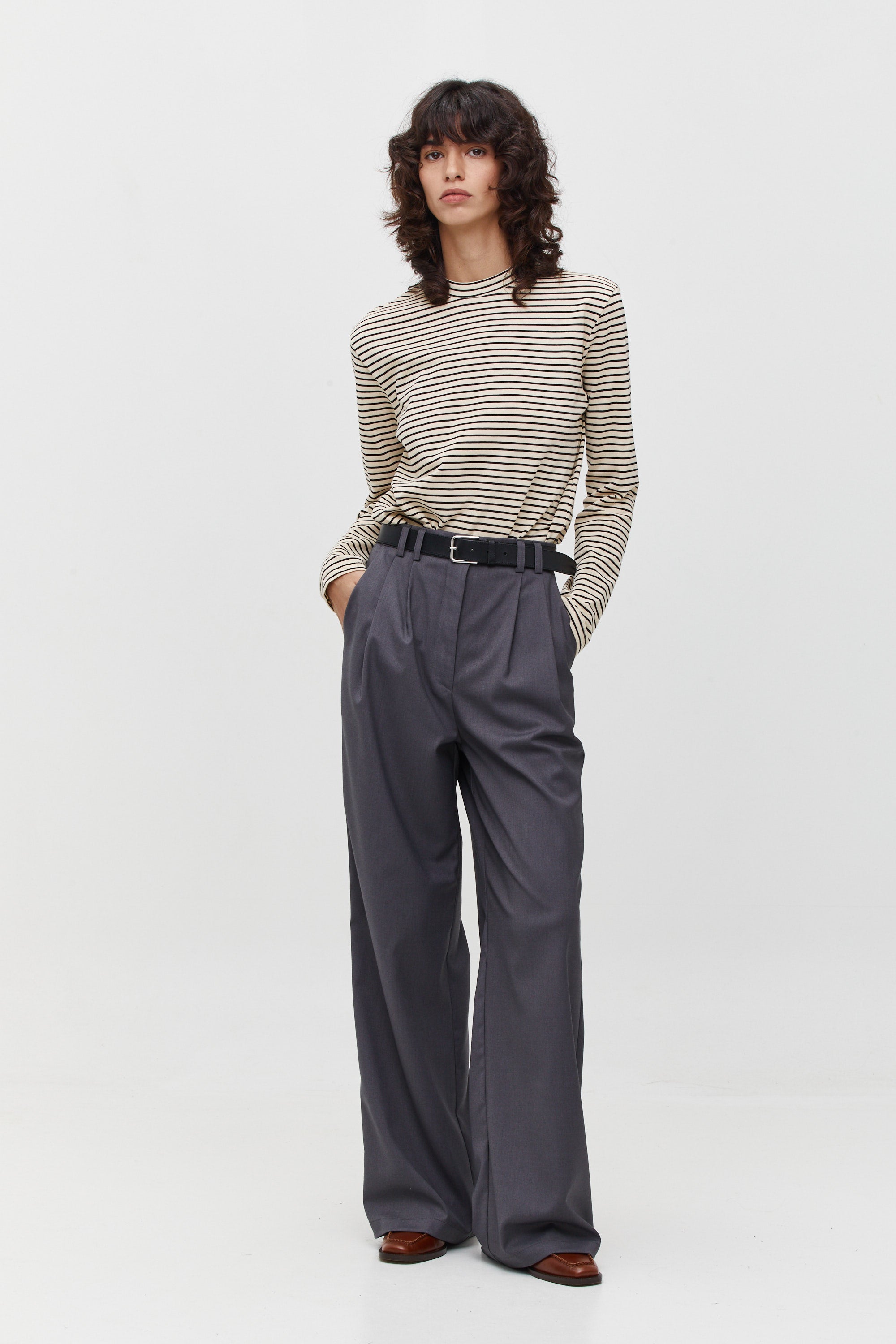 Luca Tailored Pants Grey – TRES-EN