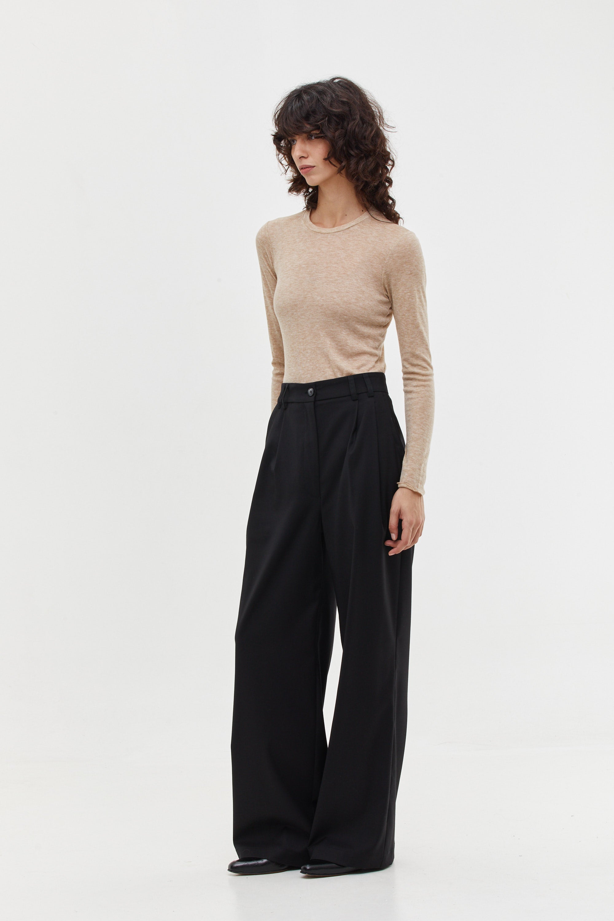 Luca Tailored Pants Black – TRES-EN